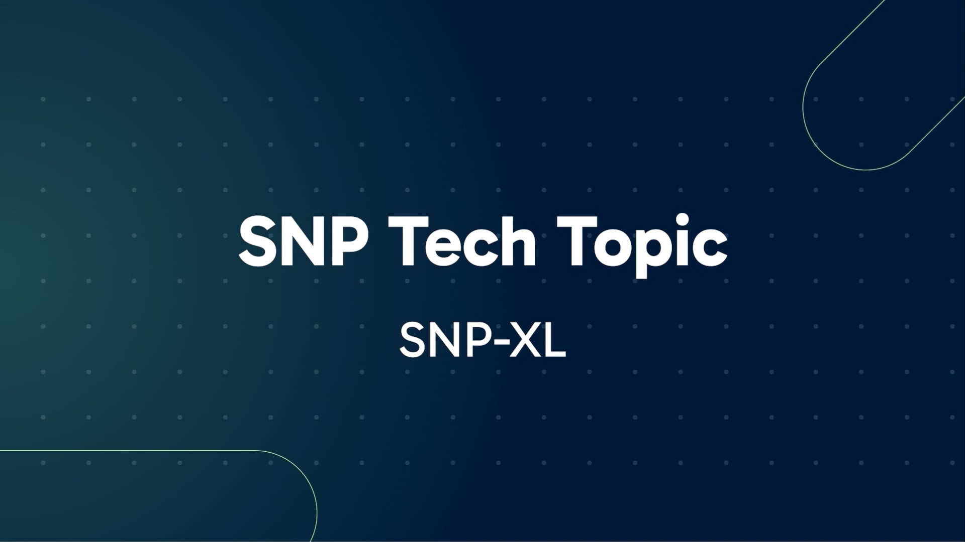 SNP Tech Topic: SNP-XL - Imagine Communications